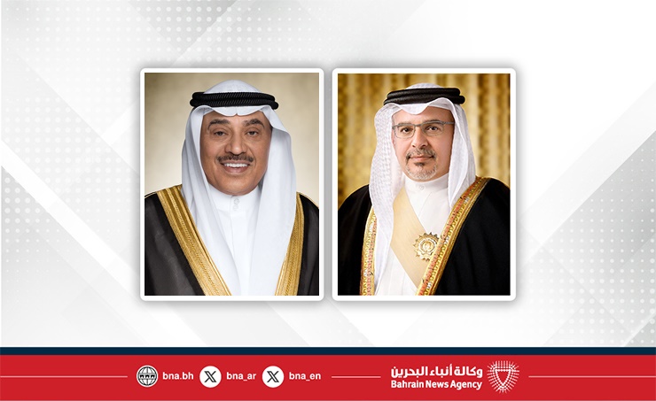 سمو ولي العهد رئيس مجلس الوزراء يتلقى برقية تهنئة من ولي عهد دولة